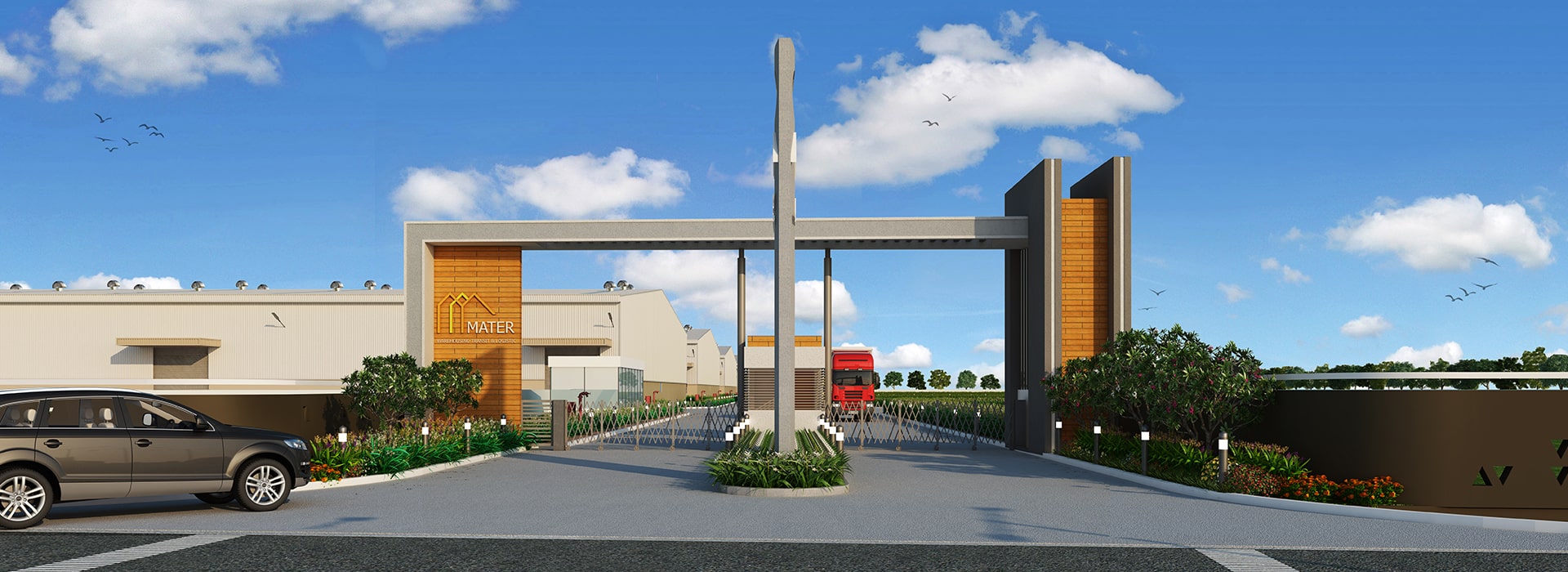 Logistic park for Mater Warehousing LLC - S3M Design Consultants LLP