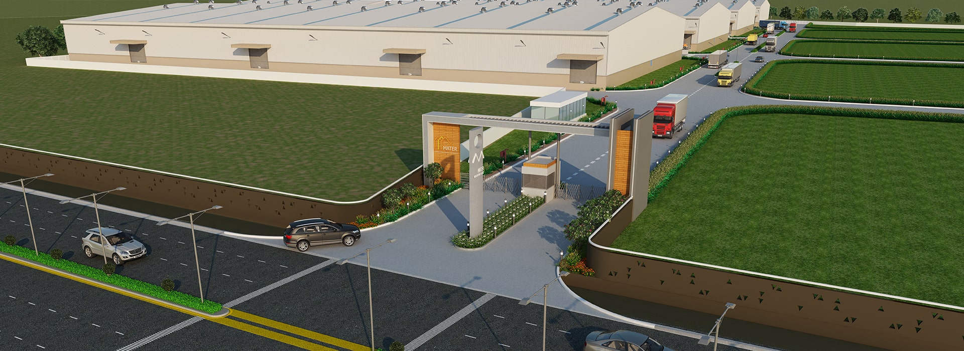 Logistic park for Mater Warehousing LLC - S3M Design Consultants LLP