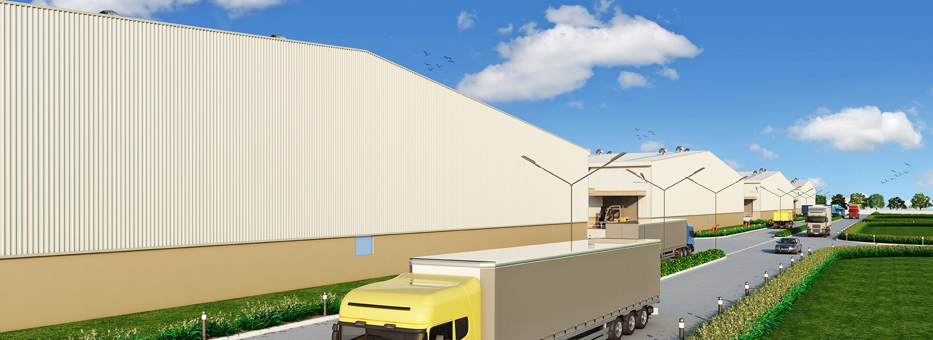 Logistic park for Mater Warehousing LLC - S3M Design Consultants LLP